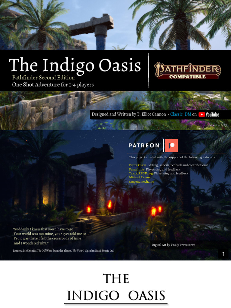 CDM 01+The+Indigo+Oasis+v+0.85 | PDF