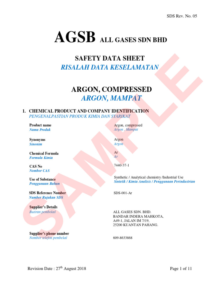 Sds Ar Dwibahasa Agsb 2018 r05 | PDF