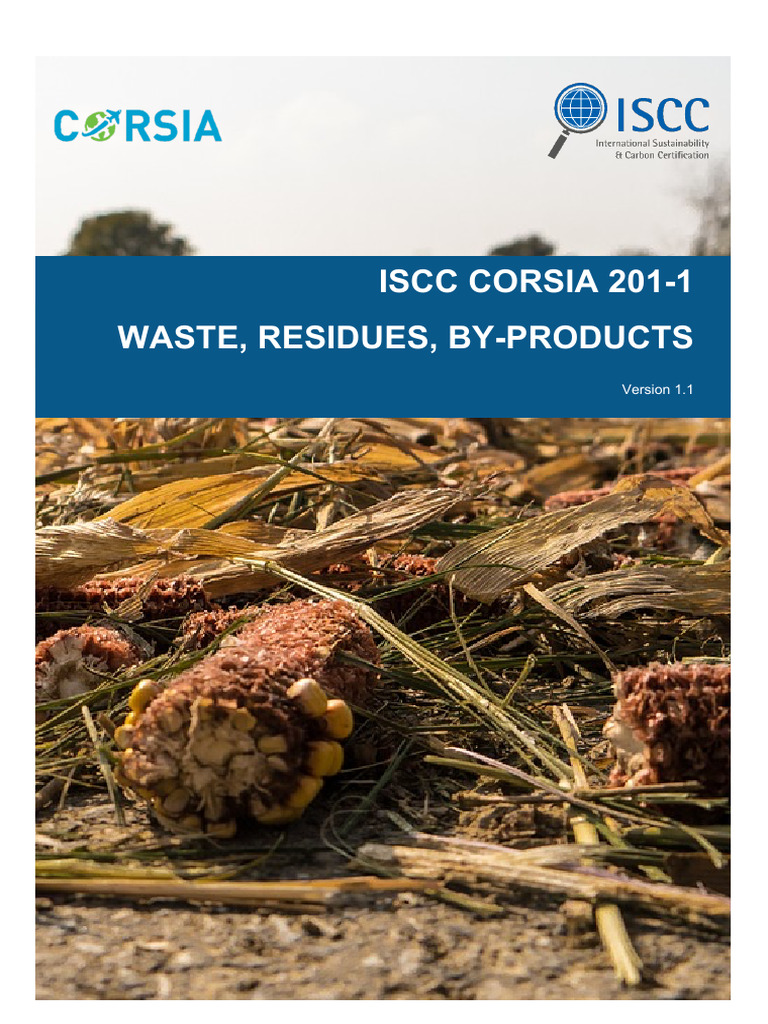 ISCC CORSIA 201-1 Waste Residues By-Products v1.1 | Download Free PDF ...