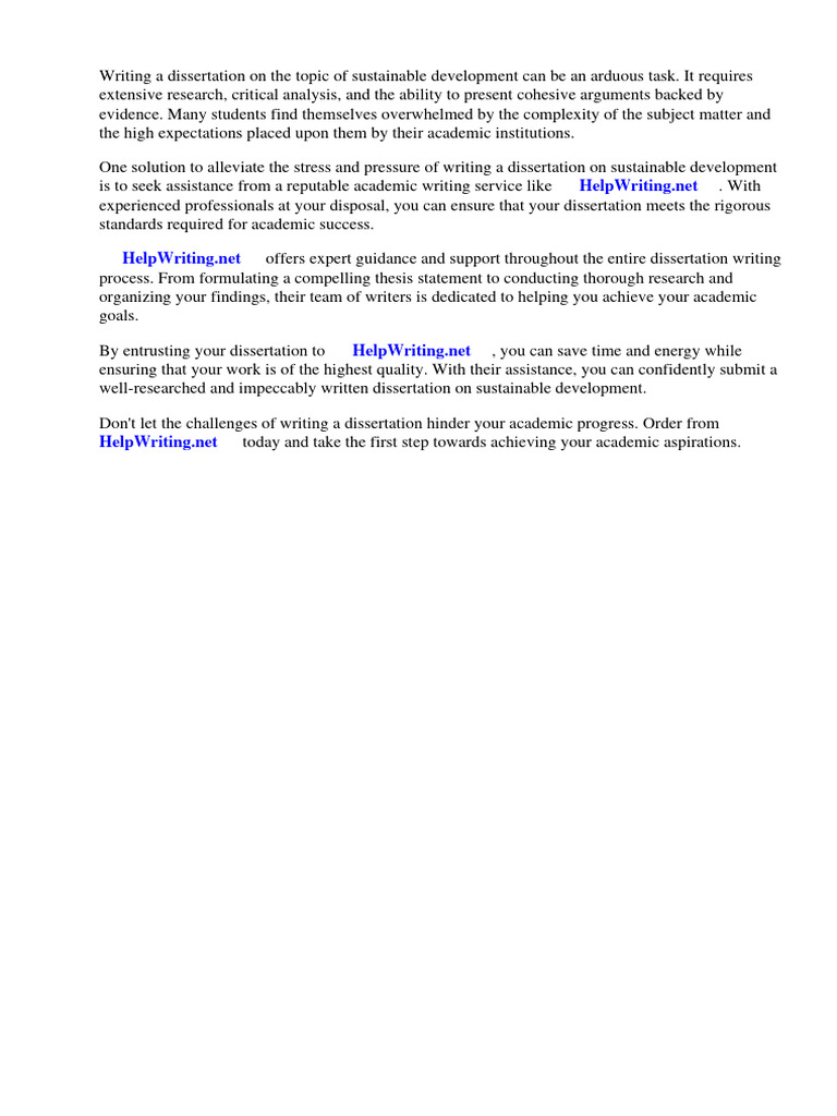 Accroche Dissertation Ses Developpement Durable | PDF | Career & Growth ...