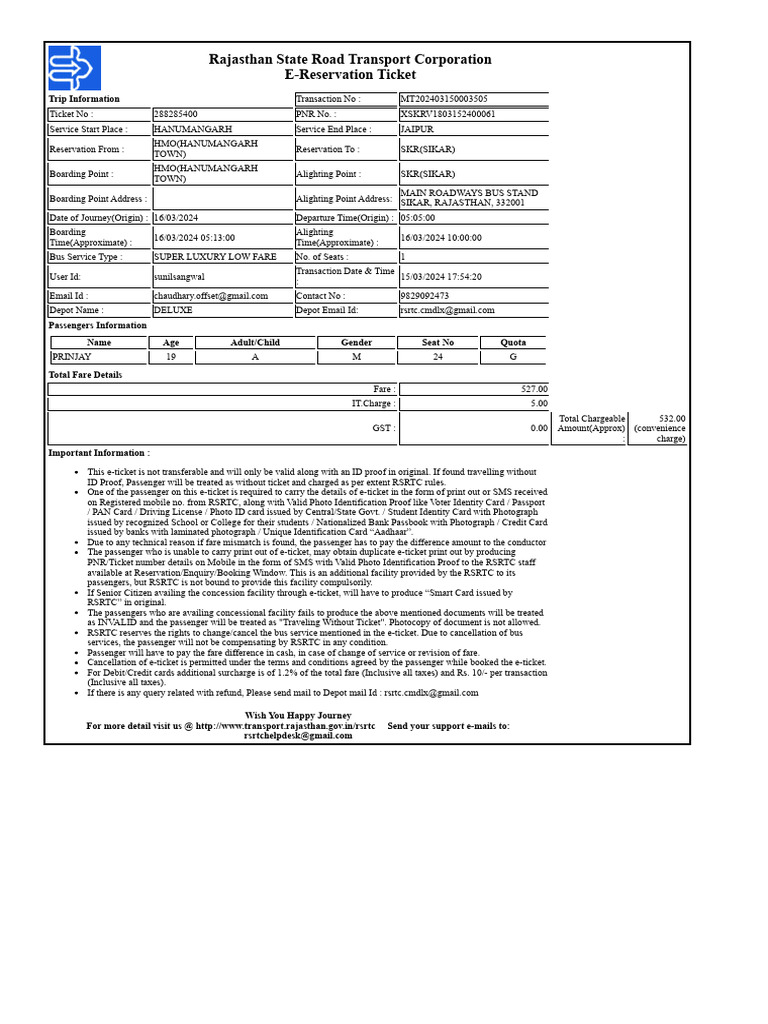 Online Reservation System | PDF | Identity Document