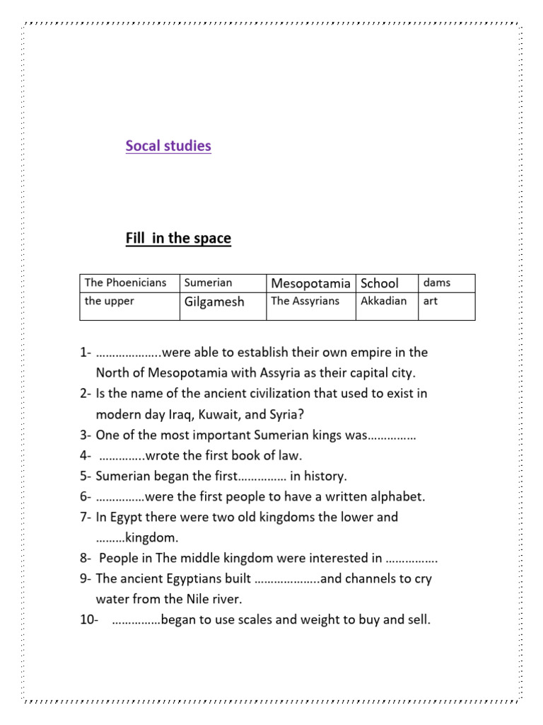 Second Term Revision G 4 | PDF | Arabs | Mesopotamia