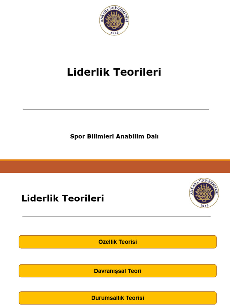 6 - Liderlik Teorileri | PDF