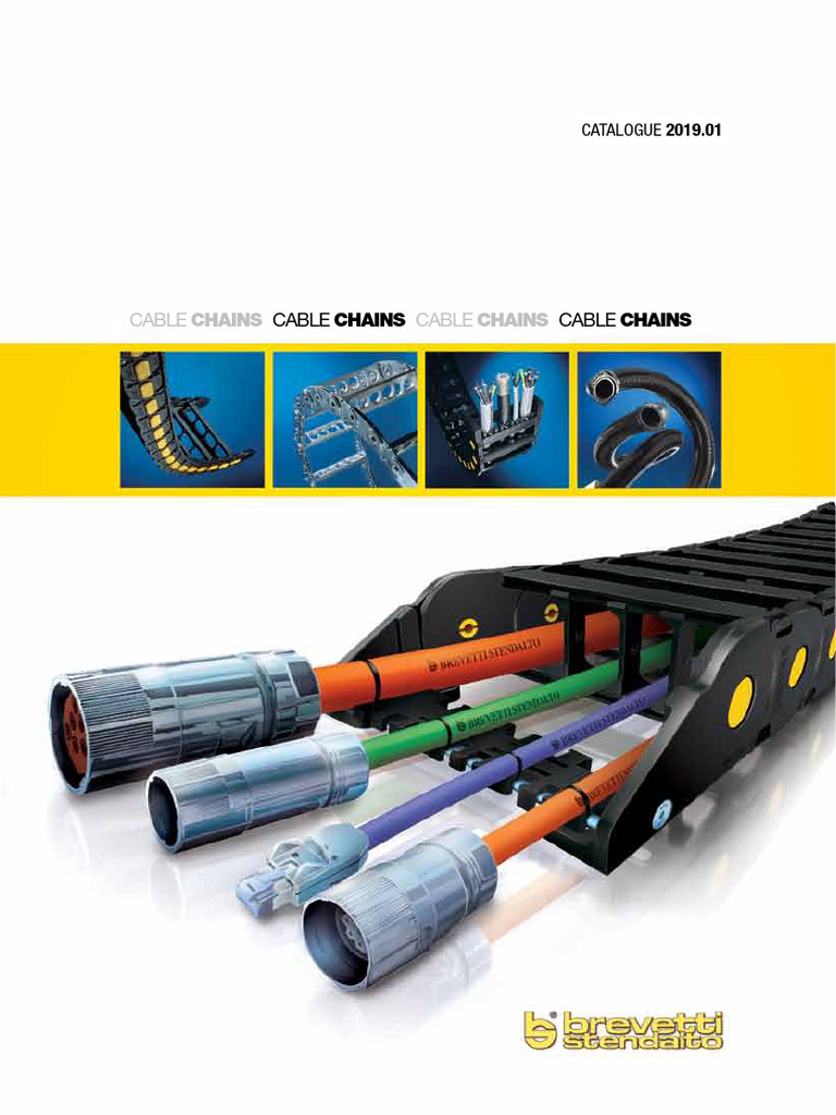 Brevetti Stendalto Cable Chains Catalogue | PDF | Automation | Machine Tool