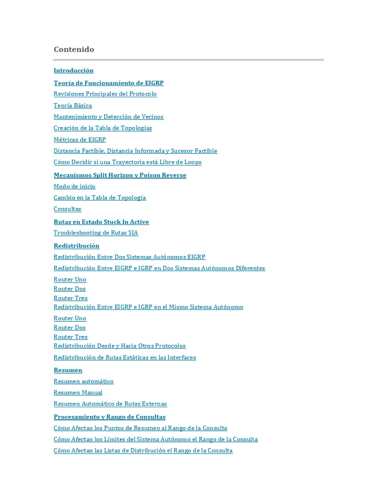 Eigrp RFC 21 | PDF | Enrutador (Computación) | Arquitectura de internet
