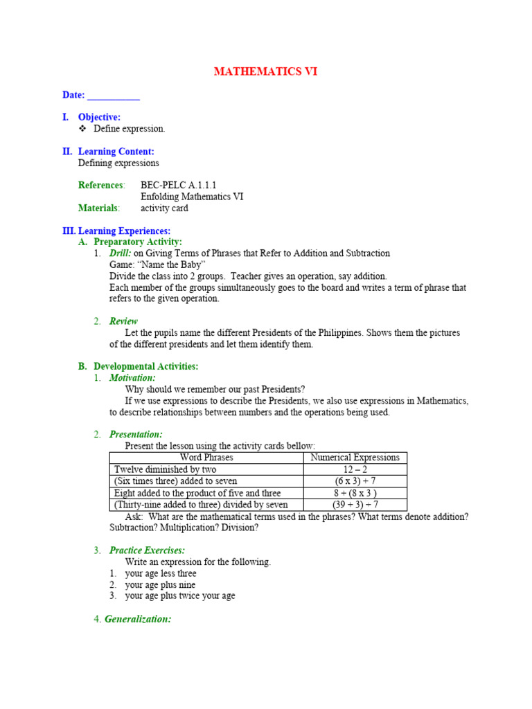 Lp 6 1 Grading Mathematics Vi Pdf Decimal Numbers