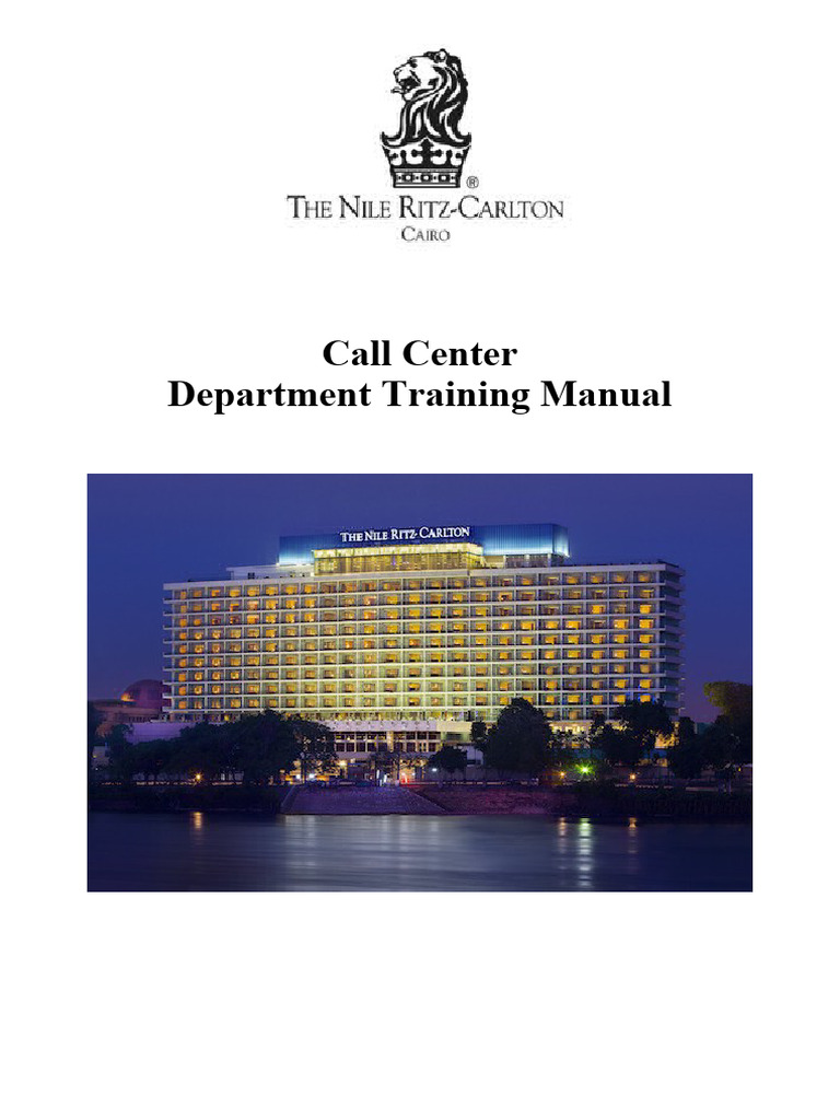 Call Center Manual | Download Free PDF | Marriott International