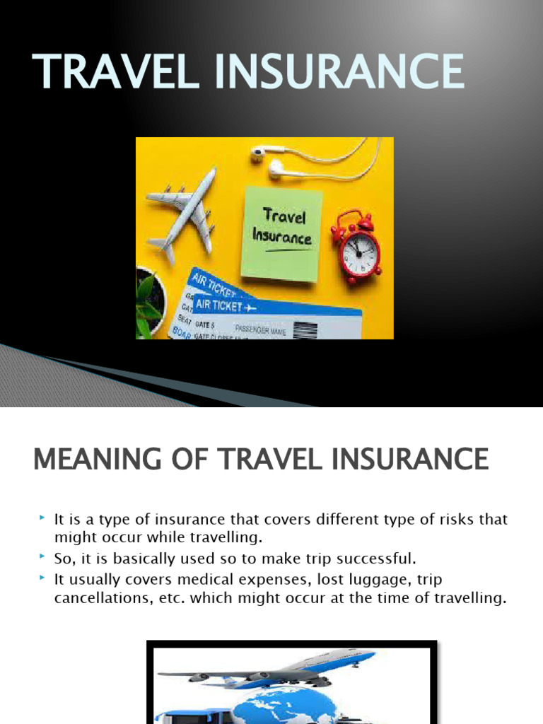 Travel Insurance | PDF | Insurance | Service Industries
