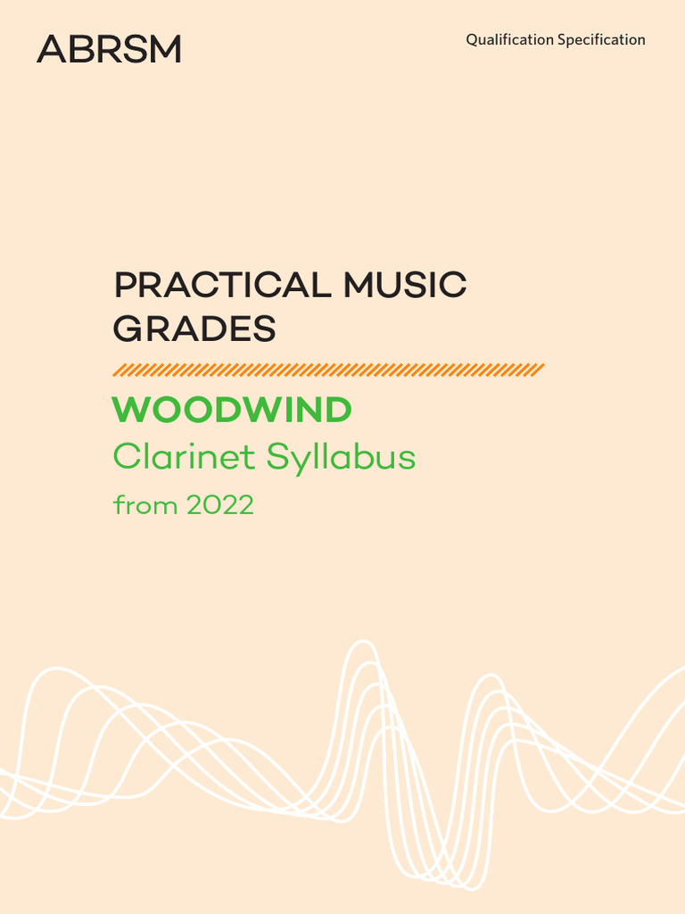 Woodwind 2022 Practical Syllabus (5 Clarinet) 20230911 | PDF ...
