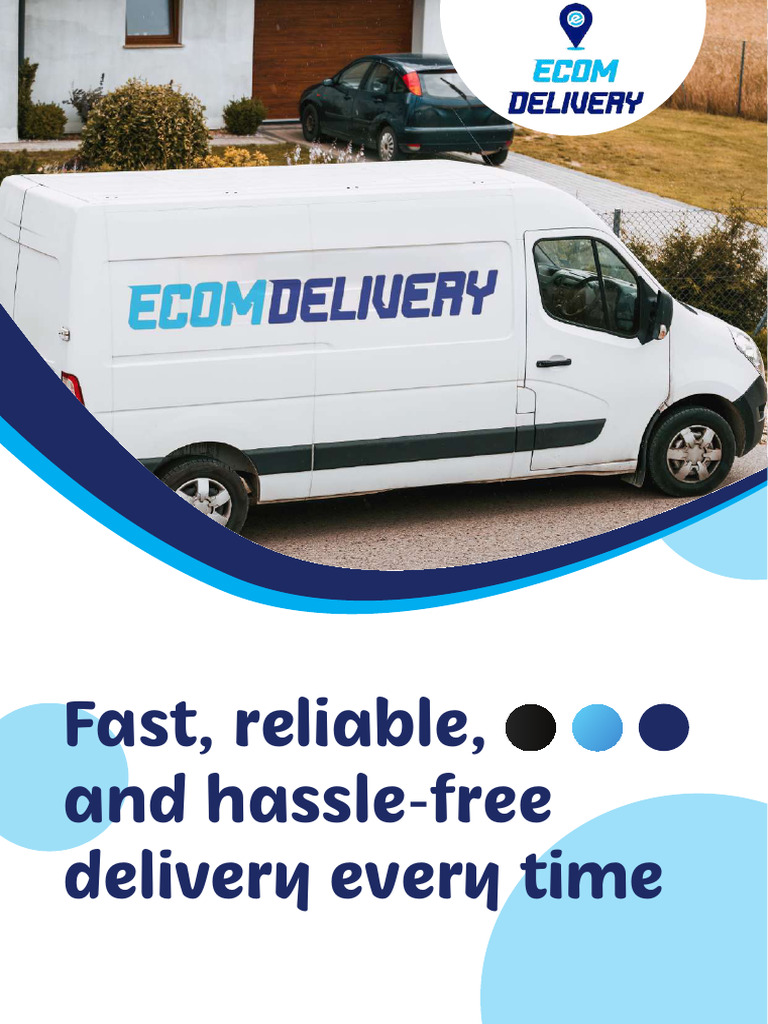 Ecom Delivery Booklet | PDF | E Commerce | Service Industries