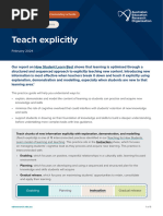 Explicit Teaching in VTLM 2.0 | PDF | Learning | Human Communication