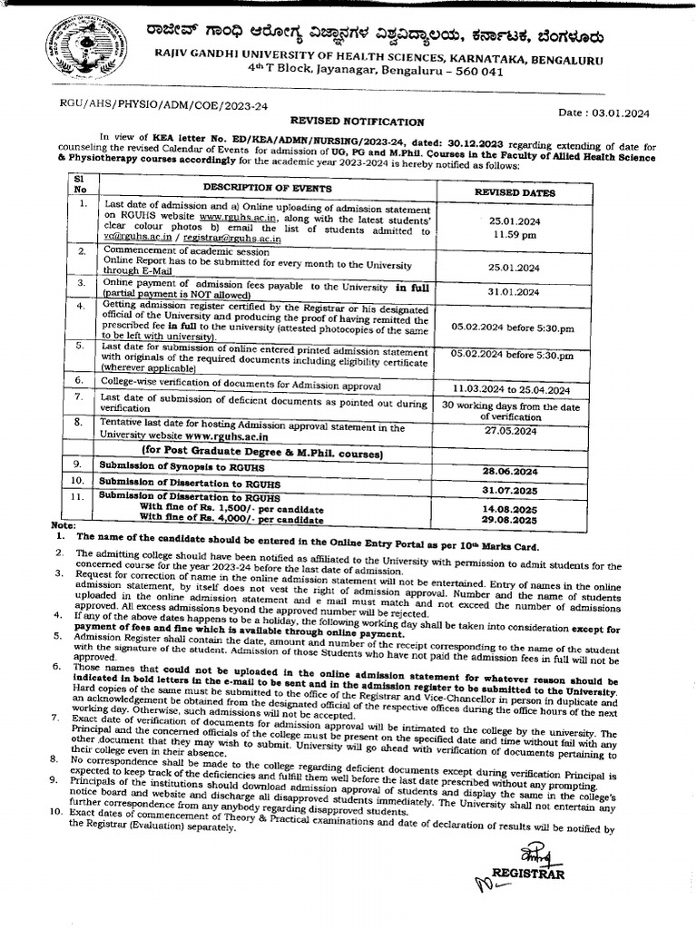 Calendar of Events-AHS-2023-24 | PDF