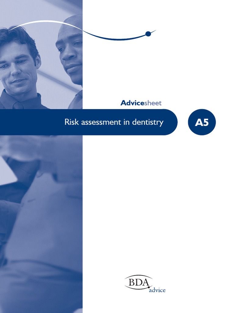 BDA Advicesheet | PDF | Occupational Safety And Health | Hazards