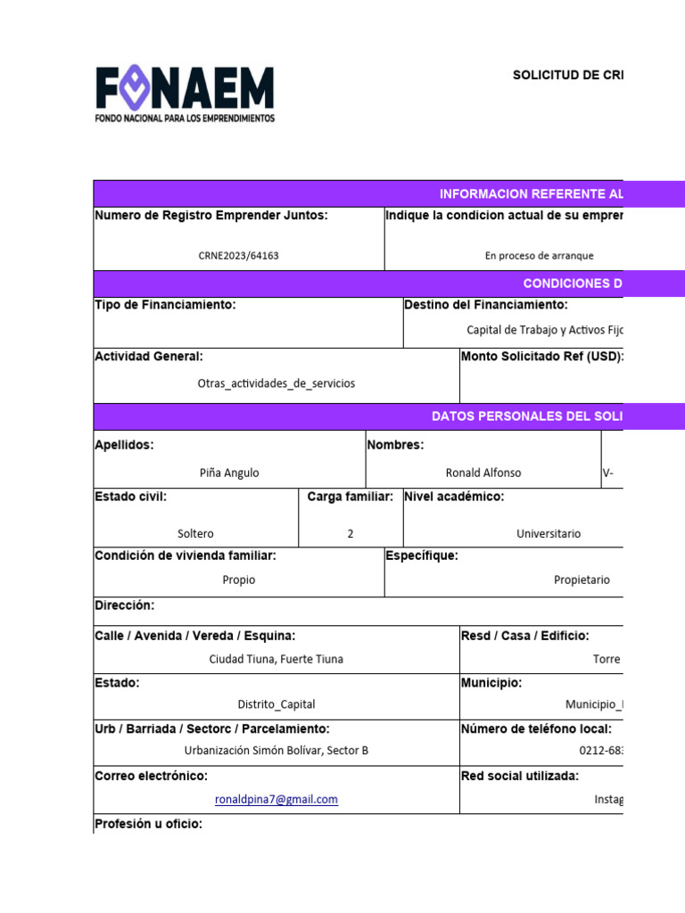 Guía para Llenar Planilla FONAEM | PDF | Bancos