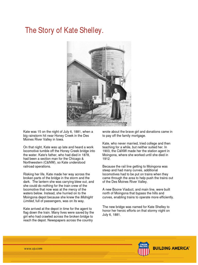 Heroic Teen Saves Train in 1881 | PDF