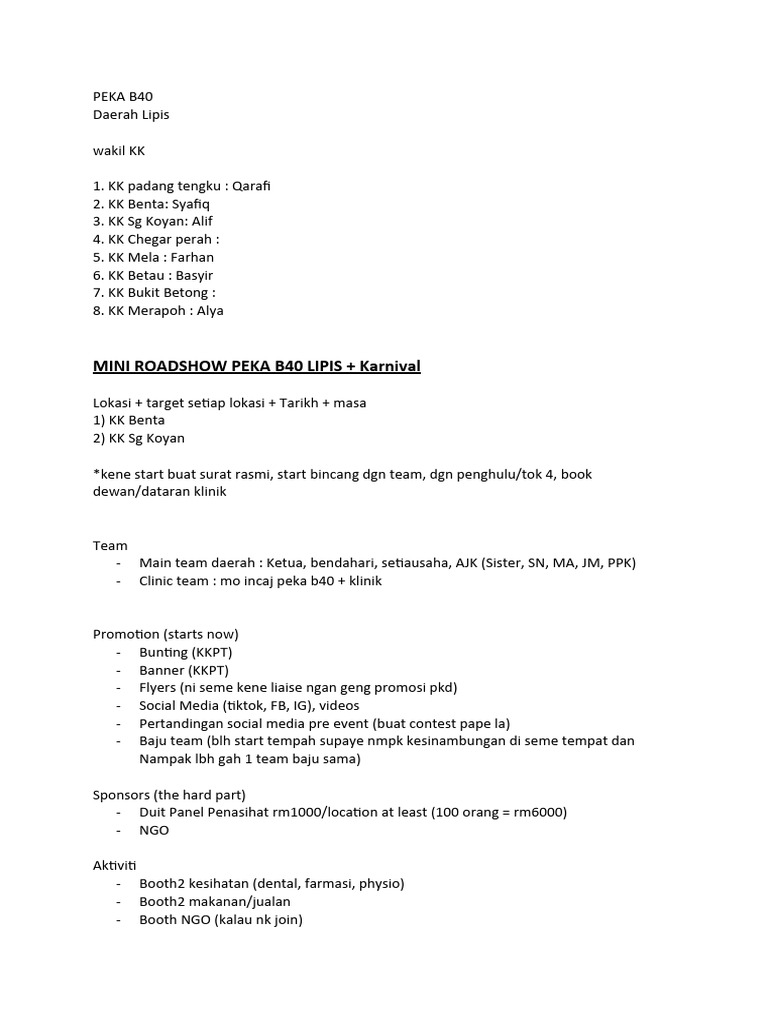 PEKA B40-Plan | PDF