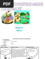 Proyecto Explorando El Mundo Animal | PDF | Aprendizaje | Vertebrados