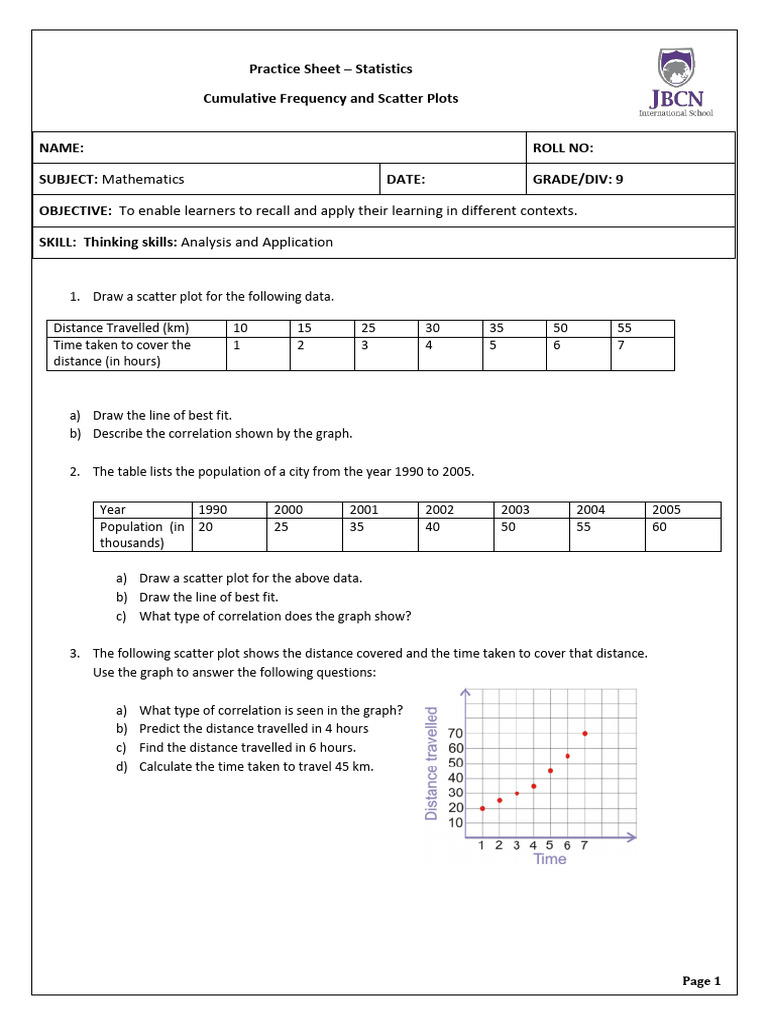 Practice Sheet 2 | PDF