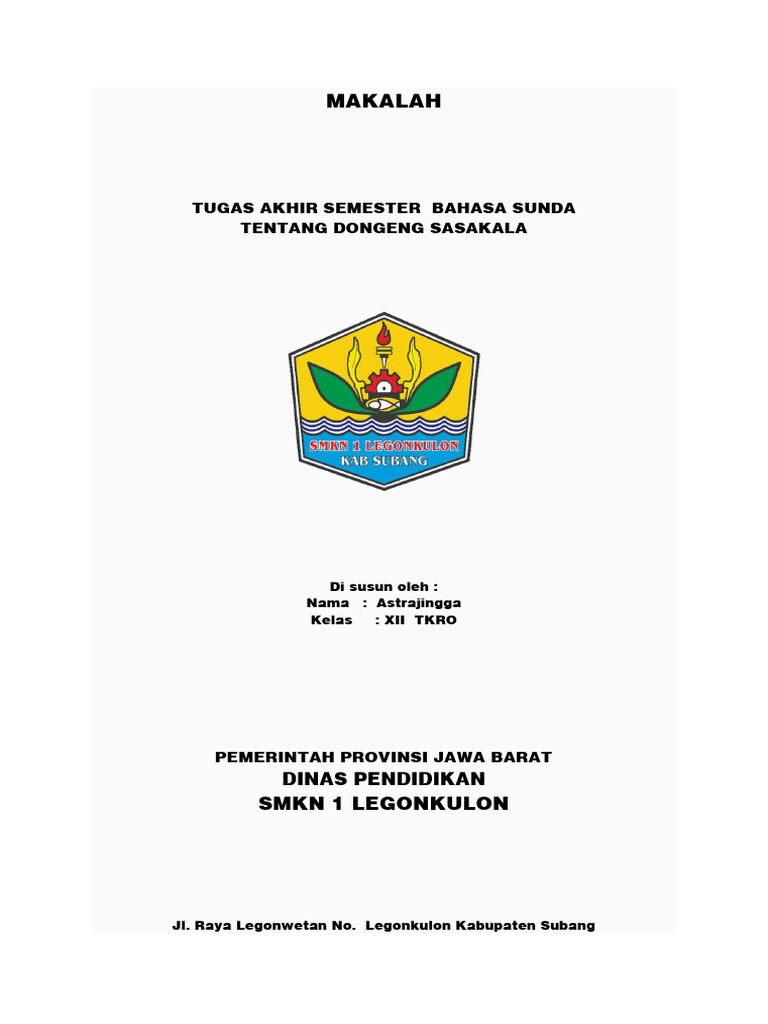 Makalah BHS Sunda | PDF