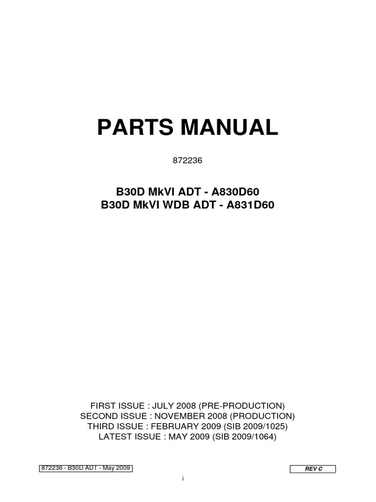 Bell b30d PC | PDF | Internal Combustion Engine | Machines