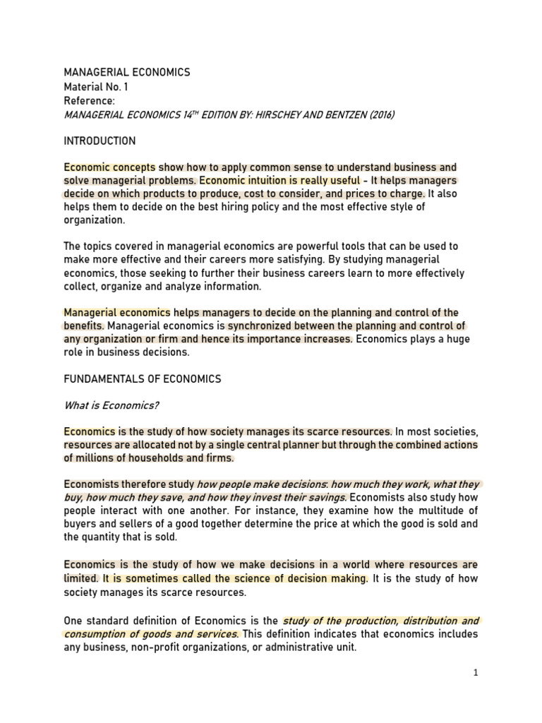 Material No. 1 | PDF | Cost Of Living | Economics