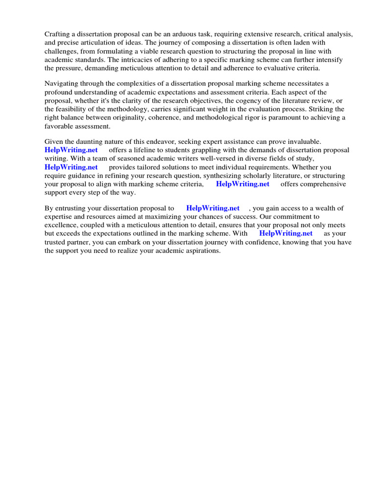 Dissertation Proposal Marking Scheme | Download Free PDF | Thesis | Cyberwarfare