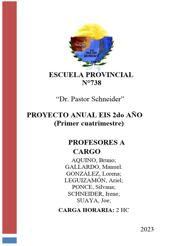 Proyecto EIS | PDF | Evaluación | Enseñando
