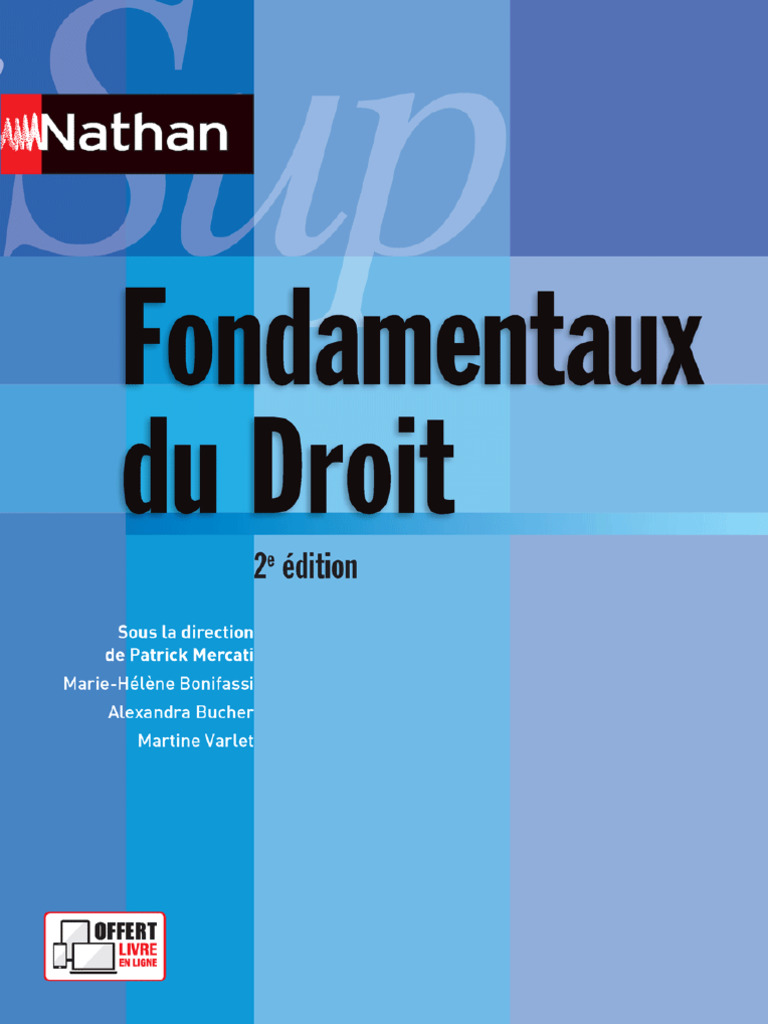 Fondamentaux Du Droit (Marie-Hélène Bonifassi, Alexandra Bucher Etc.) | PDF