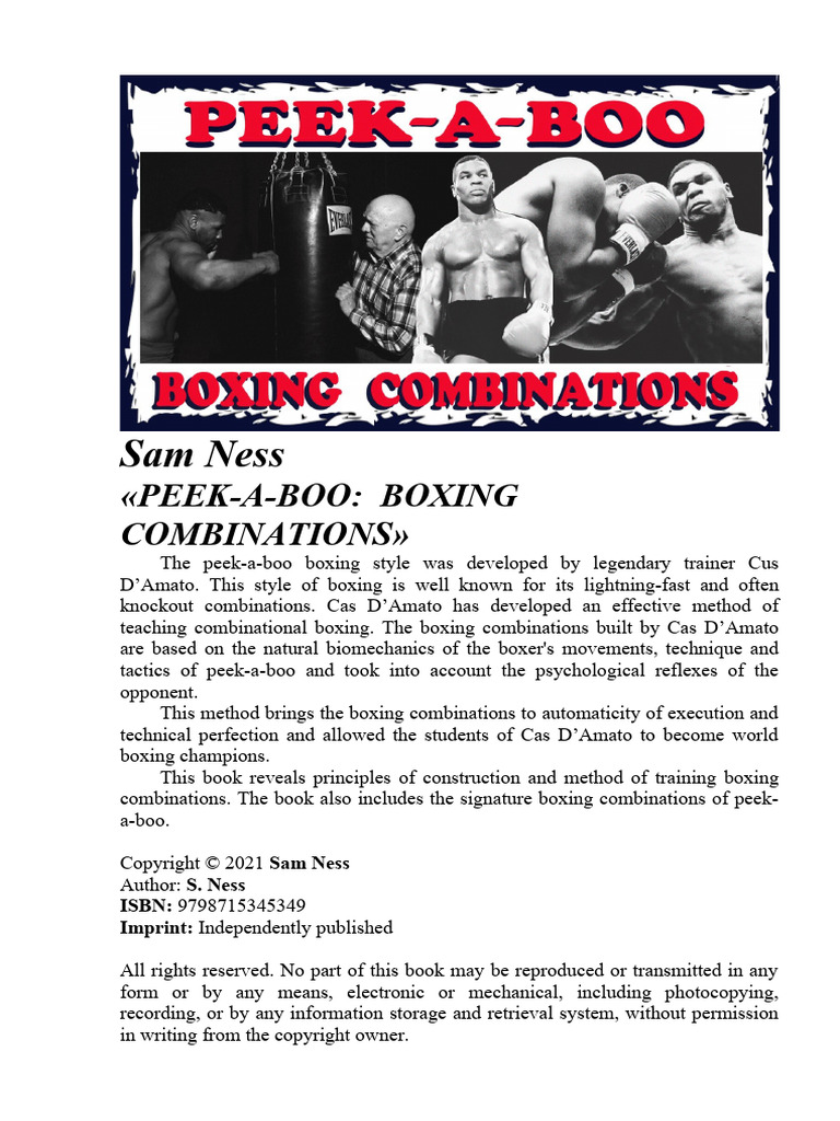 Peek A Boo Boxing Combination | PDF