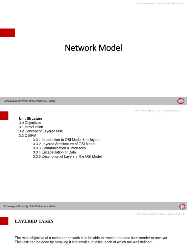 Module 3 - Network Model | PDF | Osi Model | Computer Network