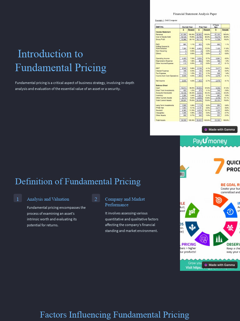 Introduction To Fundamental Pricing | PDF | Investing | Pricing
