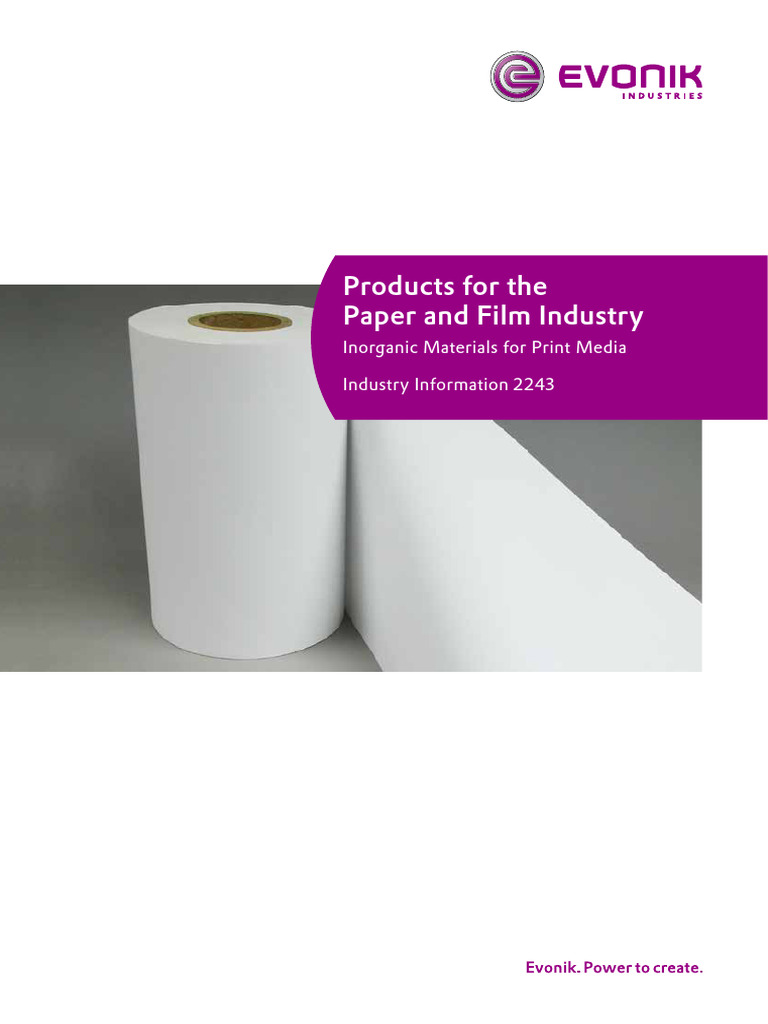 II-2243-Products-for-the-Paper-and-Film-Industry-EN | PDF | Silicon ...