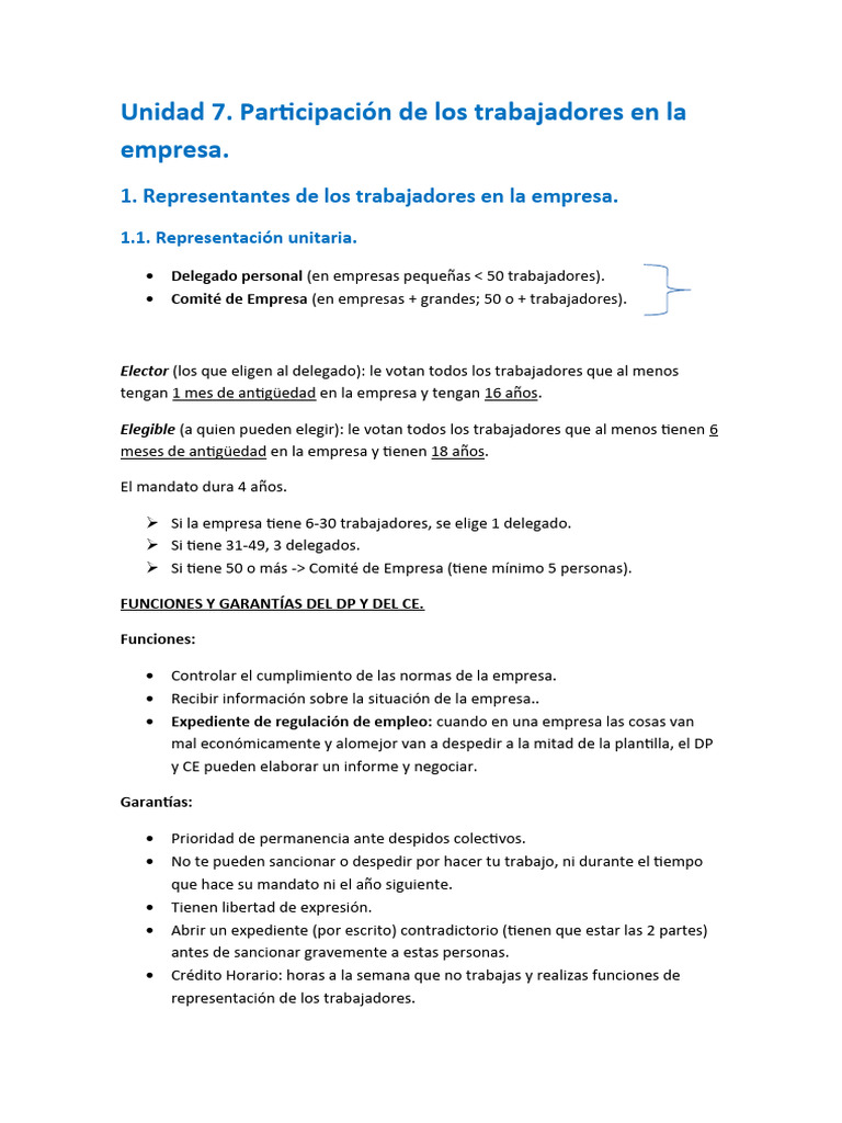 Unidad 7 | PDF | Bloqueo (industria) | Sindicato