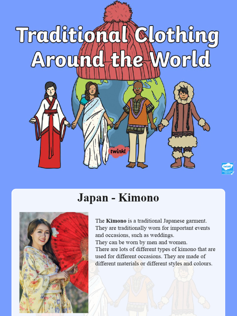 T T 5305 Traditional Clothes From Around The World Powerpoint - Ver - 7 ...