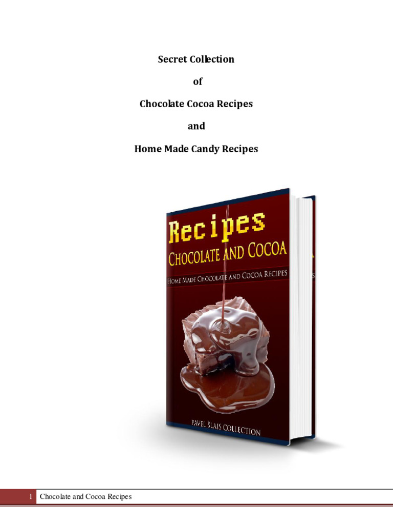Secret Chocolate Recipes | PDF | Cakes | Chocolate