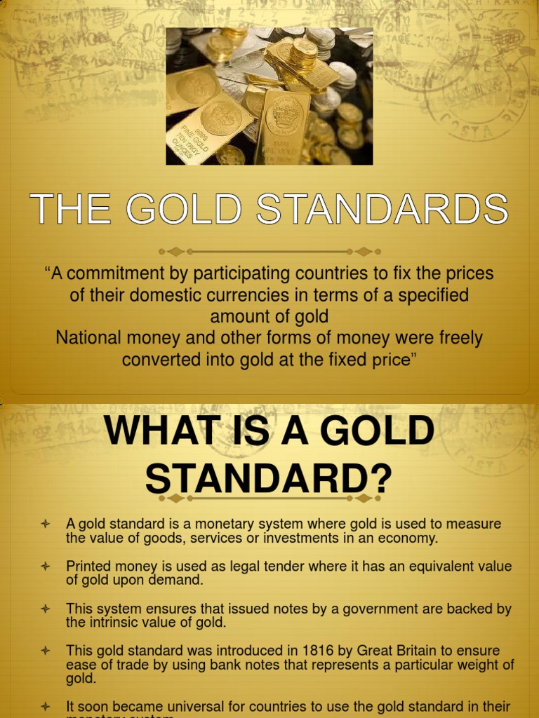 Final | PDF | Gold Standard | Currency