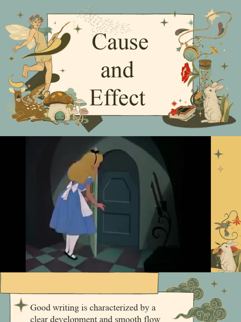 Cause and Effect (Lesson and Activity) | PDF