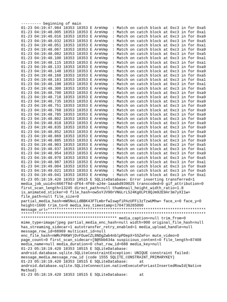 logcat | PDF | Digital Technology | Software Engineering