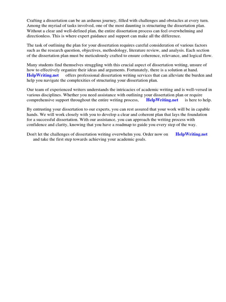 Exemple Dannonce Du Plan Dune Dissertation | PDF | Thesis | Essays