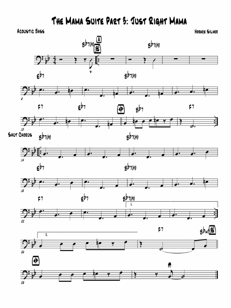 Just Right Mama Full Charts | PDF