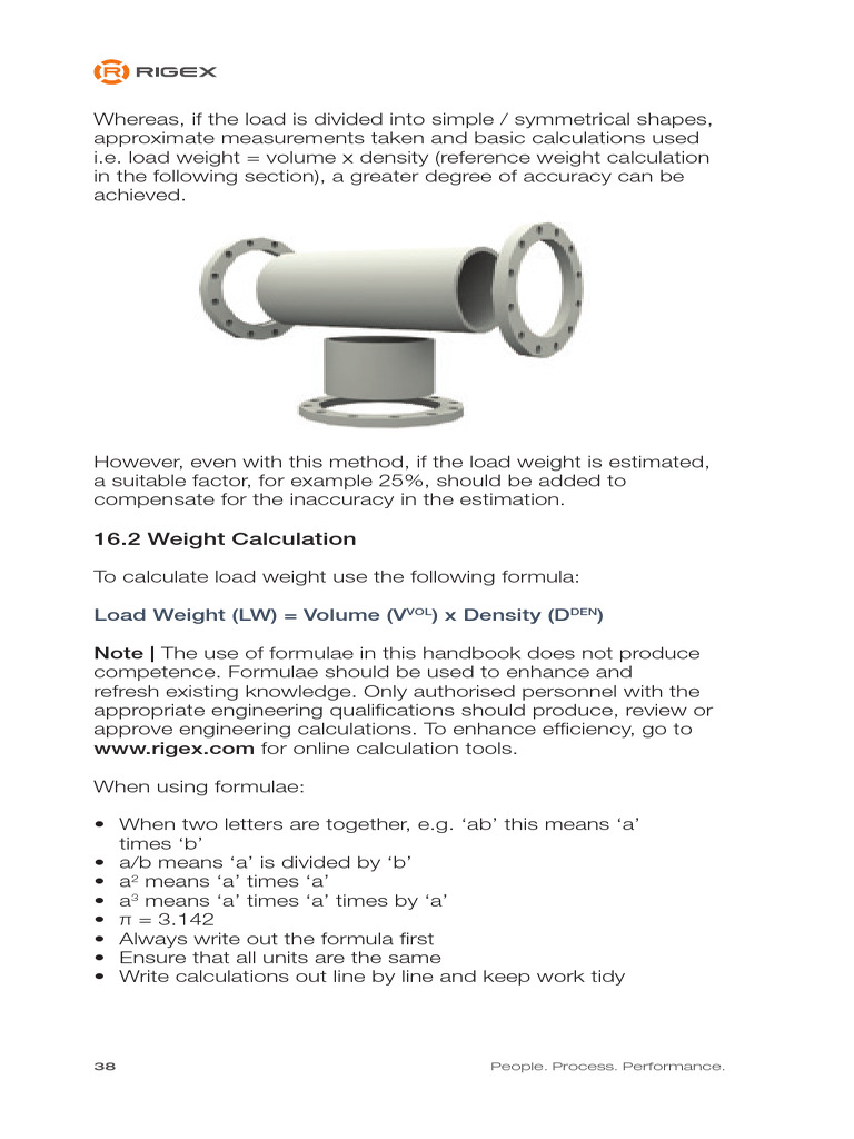 Load Weight Calculation Methods | PDF | Trigonometric Functions | Triangle