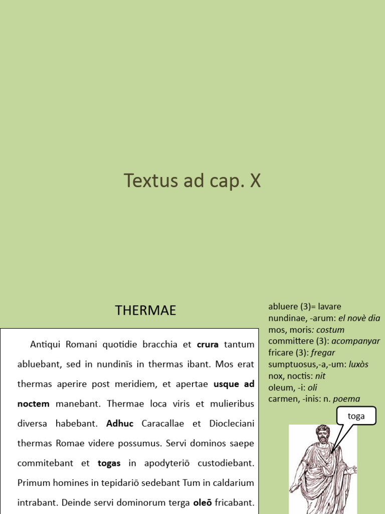 Textus Ad Cap X | PDF
