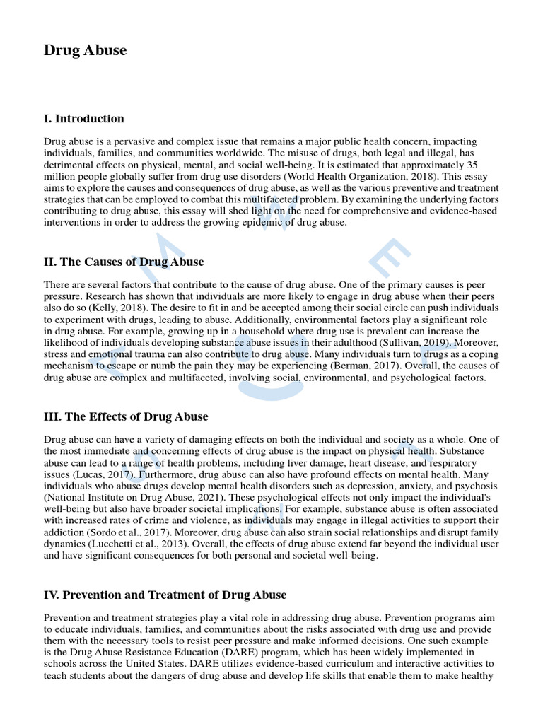 Drug Abuse | PDF | Substance Abuse | Substance Dependence