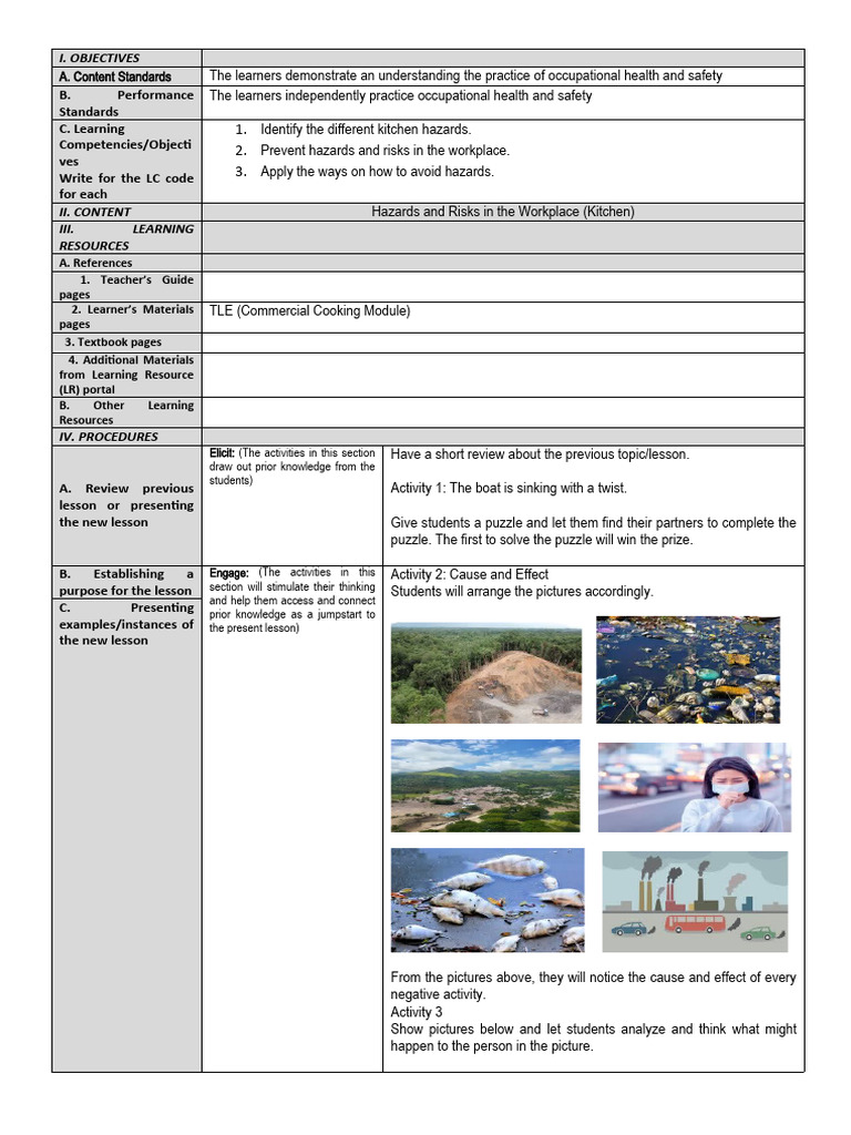Tle 8 | PDF | Hazards | Learning