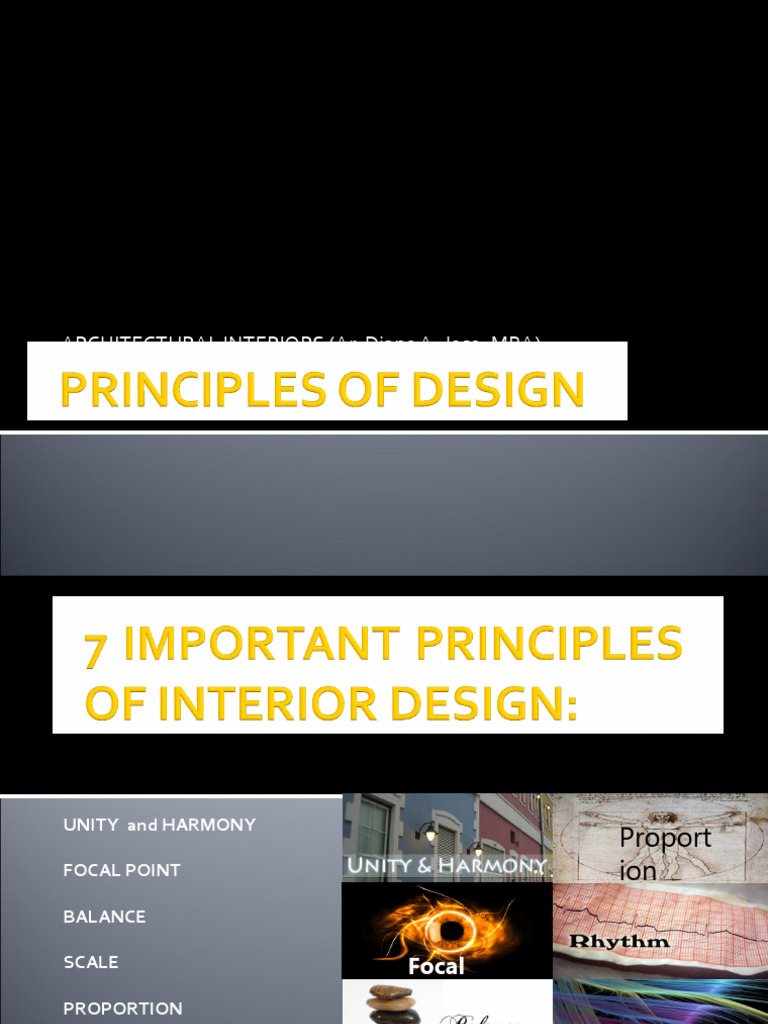 Unity and Harmony in Interior Design | PDF | Symmetry | Composition ...