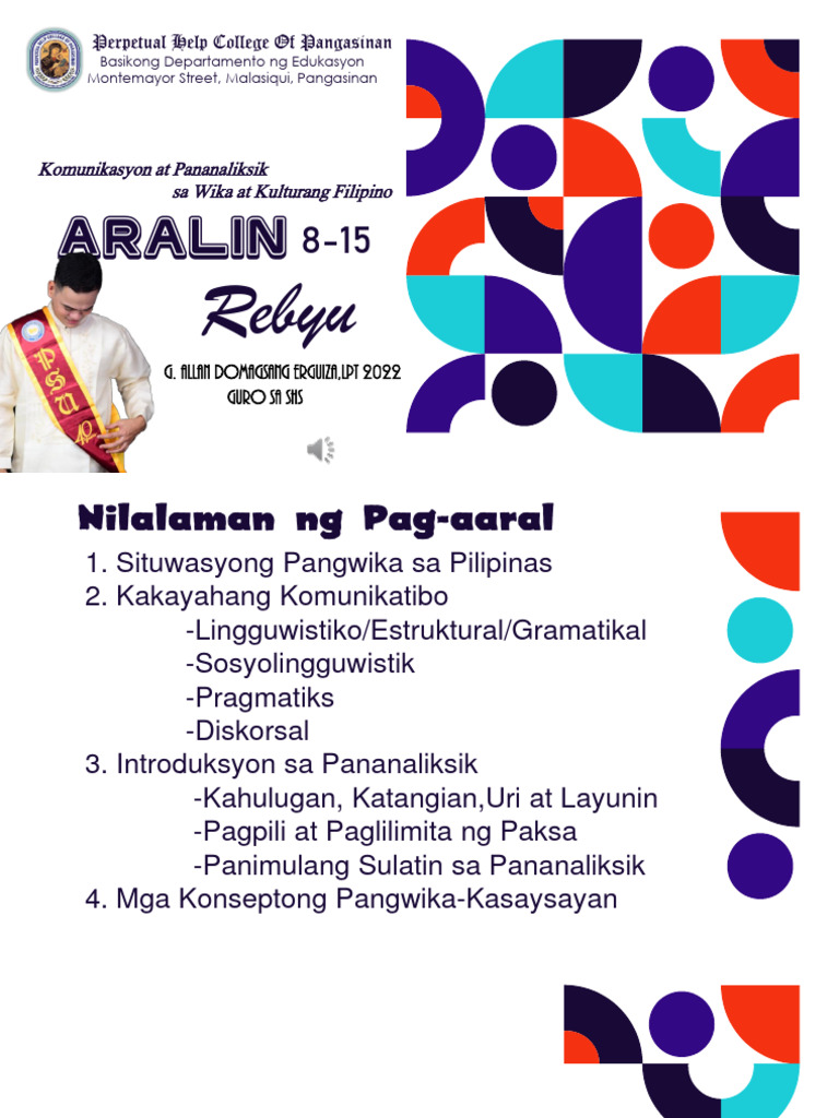 Mga Pinal Na Aralin KPWKF | PDF