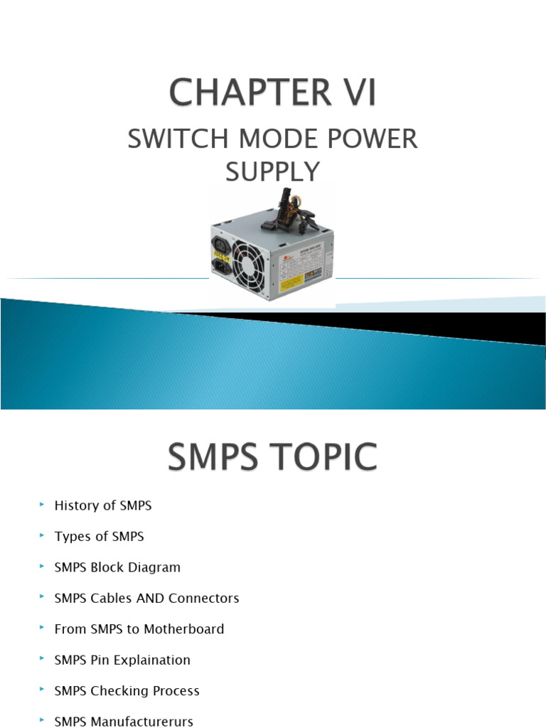 About SMPS & Types | PDF