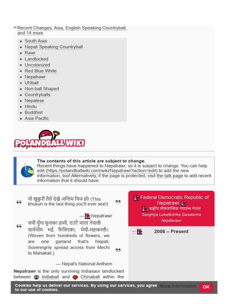 Nepalrawr - Polandball Wiki | PDF | Nepal | Communism