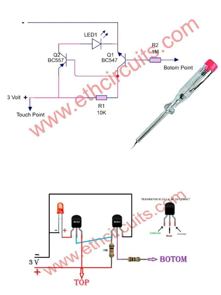 Magic Tester Continuity Tester Circuit Diagram PDF | PDF