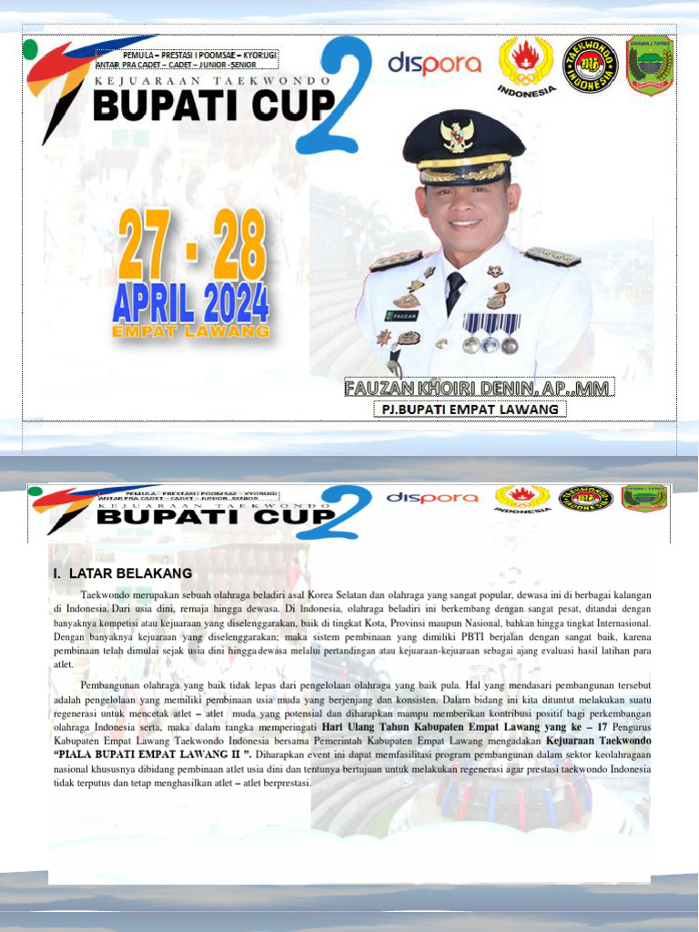 Proposal Bupati CUP 2 | PDF